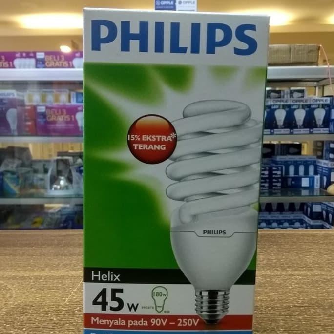Jual Philips Helix 45W Putih Body Besar I Lampu Spiral Tornado 45 Watt Sin-Ter51 Ayo Beli ...