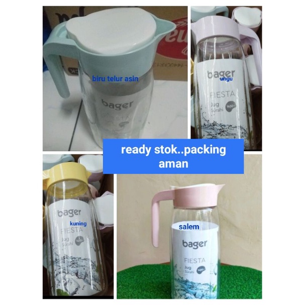 Jual PITCHER BAGER JUG WATER GLASS (Tempat Air Minum Kaca Besar) UKURAN ...