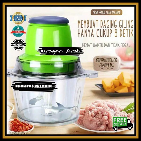 Jual Mesin Chopper Blender Capsul Penggiling Daging Elektrik Meat Grinder Sayuran Buah Rempah ...