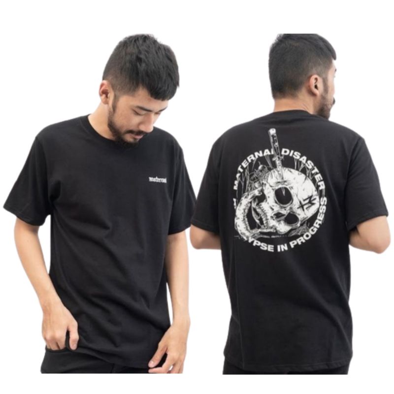 Jual T-SHIRT MATERNAL DISASTER TEMPLUM BLACK / TSHIRT PRIA MATERNAL ...