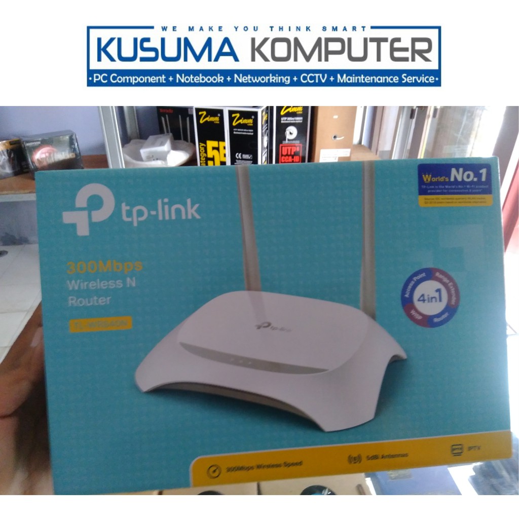 Jual TP-LINK TL-WR840N 300Mbps Wireless Router / Wifi Router TPLINK WR840N | Shopee Indonesia