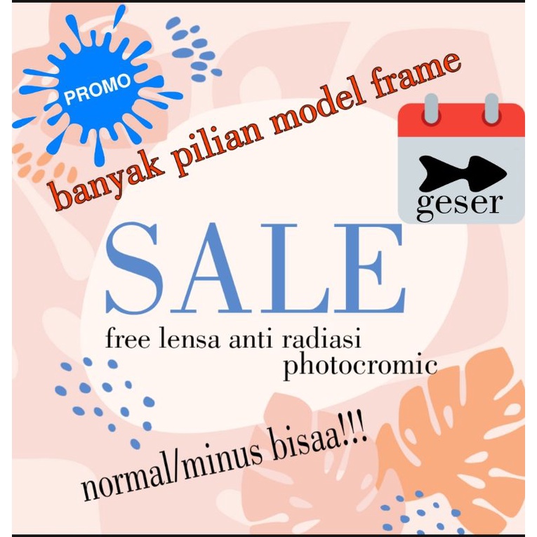 Jual Paket Frame dan Lensa Antiradiasi minus banyak pilihan model frame ...