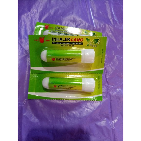 Jual Cap lang inhaler untuk hidung tersumbat/ inhaler lang/ pelega ...