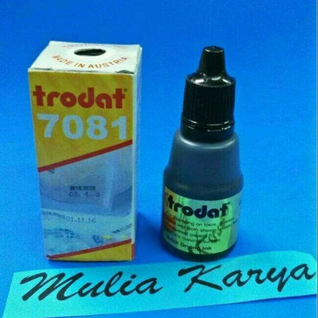Jual Tinta TRODAT 7081 untuk media KACA, PLASTIK, METAL | Shopee Indonesia