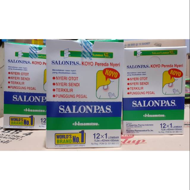 Jual SALONPAS 1 pack isi 12 koyo | Shopee Indonesia