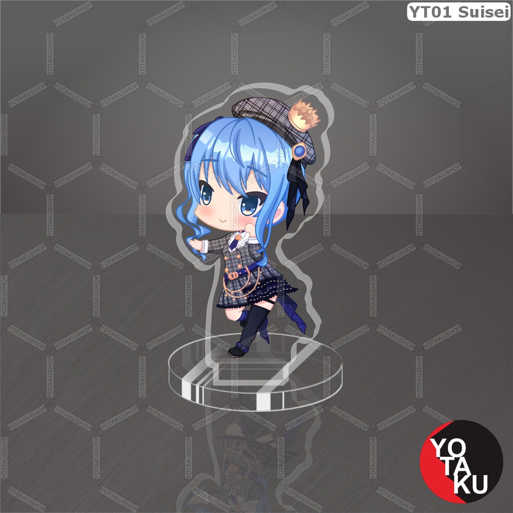 Jual Mini Standee Figure Anime Akrilik Hololive EN Suisei MST68 seri 3 ...