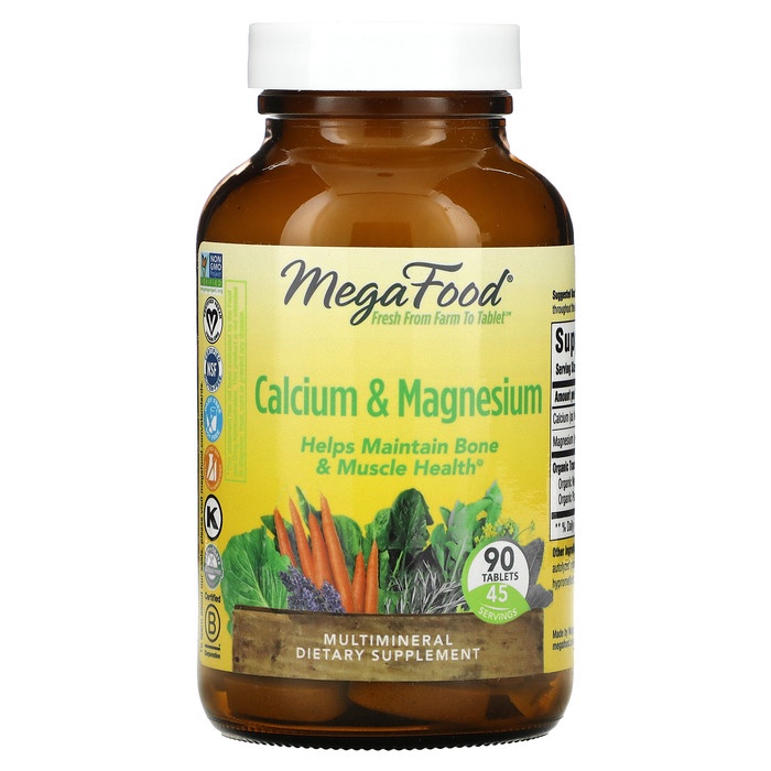 Jual MegaFood Calcium & Magnesium 90 Tablets | Shopee Indonesia
