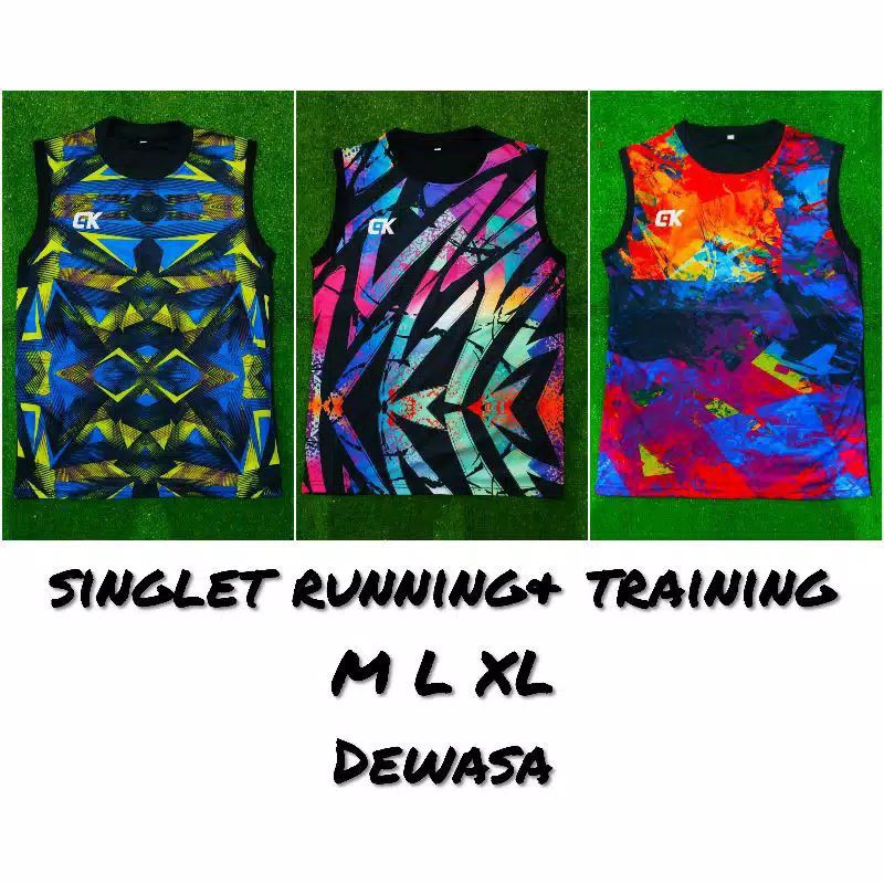 Jual {COD} singlet Jersey training,,singlet Volly,singlet badminton ...