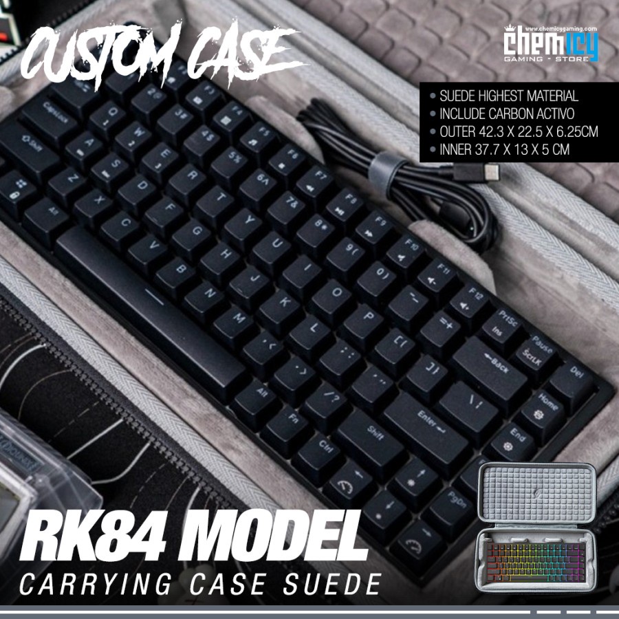 Jual RK84 Model Carrying Case Suede for Gaming Keyboard | Shopee Indonesia