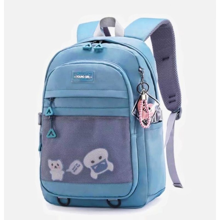 Jual Tas Sekolah Anak-anak Baru 2022 Warna Solid Laris untuk Remaja Perempuan Ransel Sekolah ...