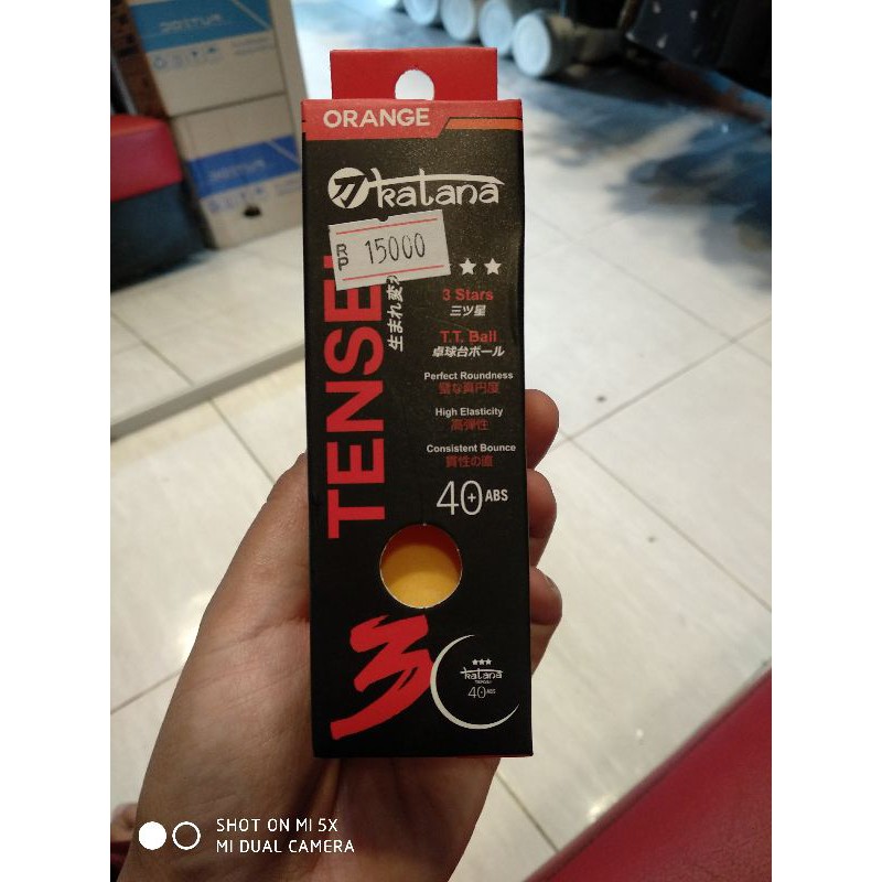 Jual bola tenis meja/ tensei katana/ isi 3 pcs | Shopee Indonesia