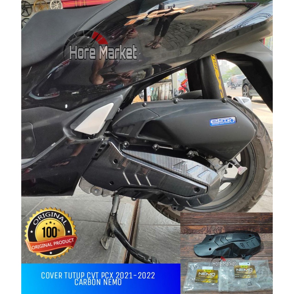 Jual COVER TUTUP CVT PCX 160 / ADV 160 2021 2022 2023 2024 CARBON NEMO ...
