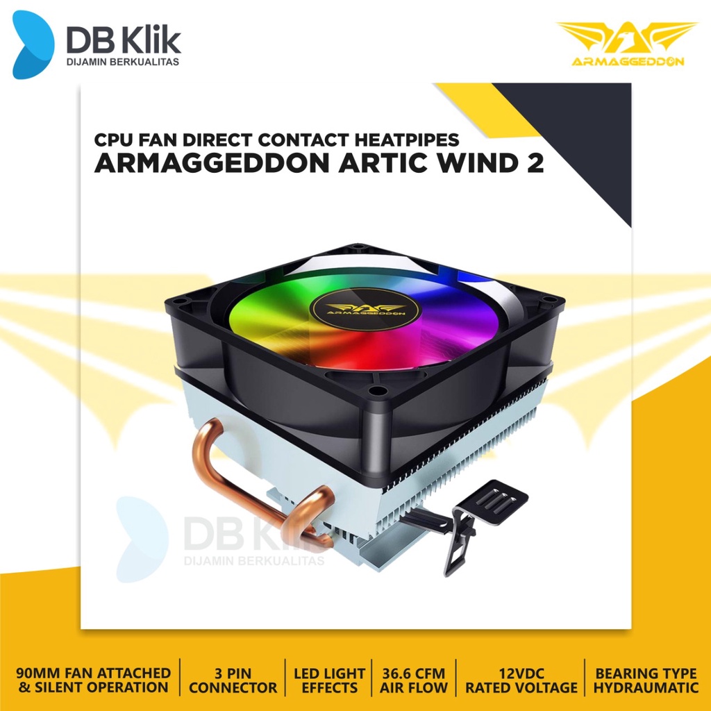 Jual CPU Fan Armaggeddon ARTIC WIND 2 Direct Contact Heatpipes - ARTIC ...
