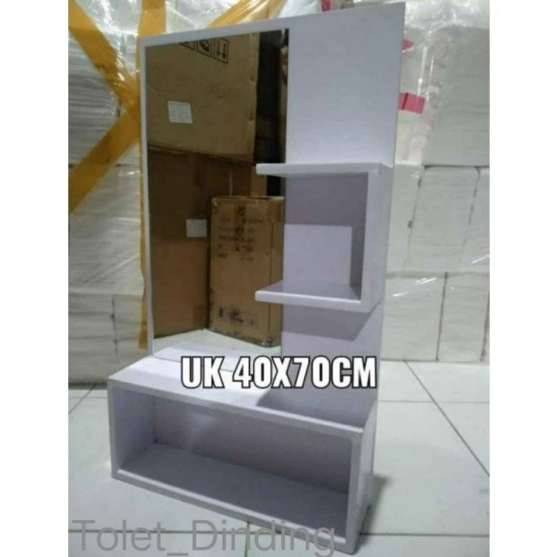 Jual CERMIN RIAS MEJA /UKURAN TOLET/ RAK CERMIN DI DINDING | Shopee ...