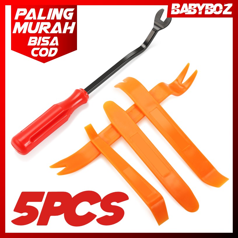 Jual BABYBOZ - 5PCS Oauee Pengungkit Panel Mobil Car Removal Pry Trim ...