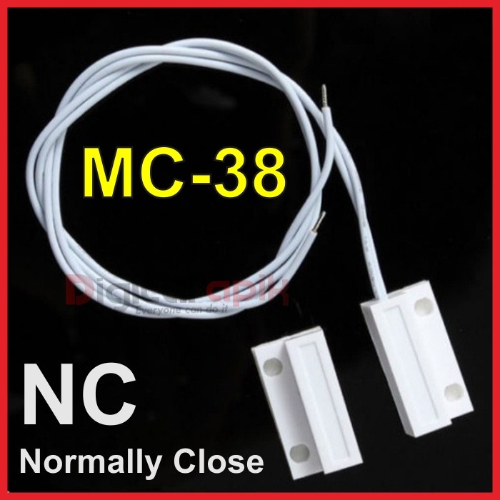 Jual Sensor Magnet MC-38 Door Window Pintu Jendela Arduino Switch Alarm ...