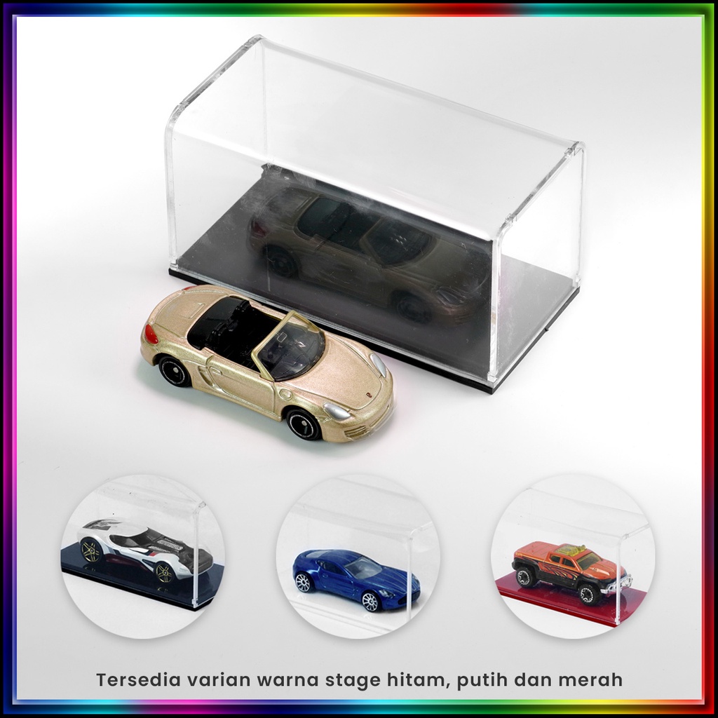 Jual Box Diecast Skala 1 : 64 (10x5x5) cm Model Tekuk Full Akrilik ...