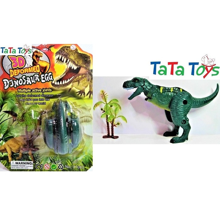 Jual 3D Deformed Dinosaur Egg - Tyrannosaurus Rex (T-Rex) - Dinosaurus ...