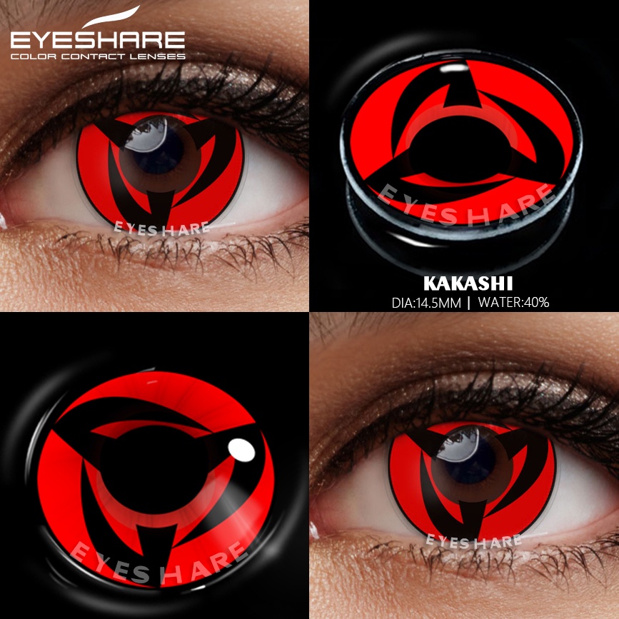 Jual Softlens cosplay anime softlens naruto sharingan mangekyou soflens ...