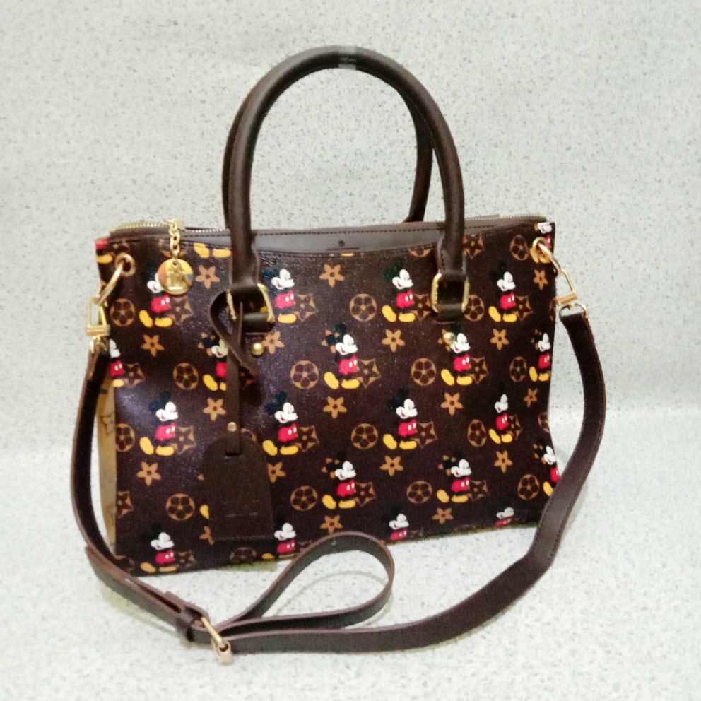 Jual TAS LV PALLAS MIKI MOUSE GOOD QUALITY / TAS WANITA /TAS BESAR ...
