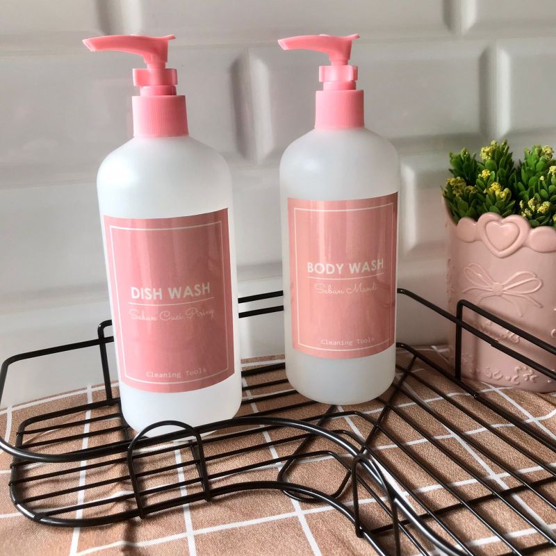Jual REFIL BOTOL PUMP 500 ML WARNA PINK PASTEL | Shopee Indonesia