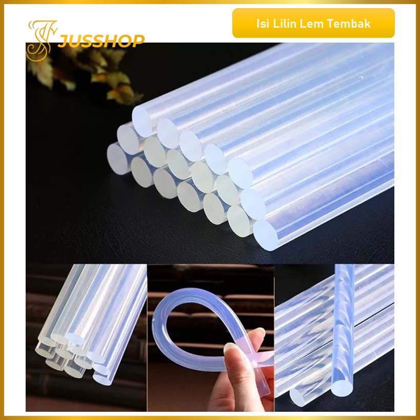 Jual Isi Ulang Lem Tembak Glue Gun Refill Lem Lilin Tembak Transparan ...