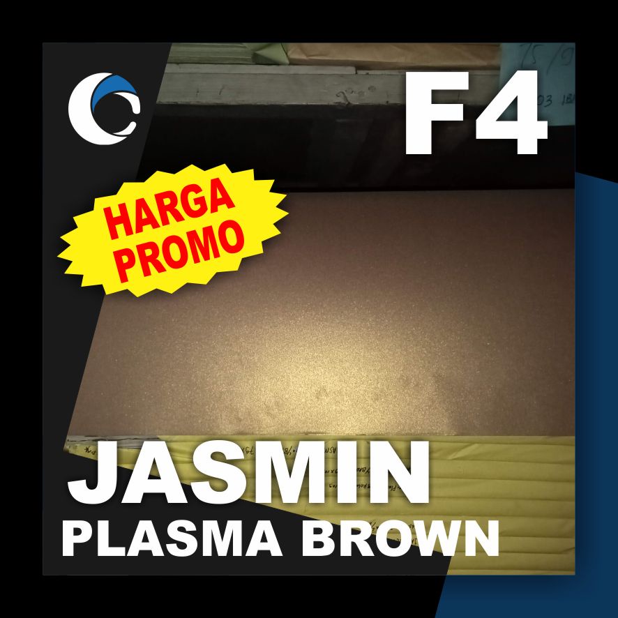 Jual KERTAS JASMINE PLASMA BROWN 200 GSM Uk [ F4 / POLIO ] 21.5 cm X 33 ...