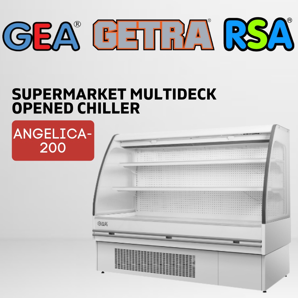 Jual MULTIDECK OPENED CHILLER GEA ANGELICA-200 KABINET PENDINGIN ...
