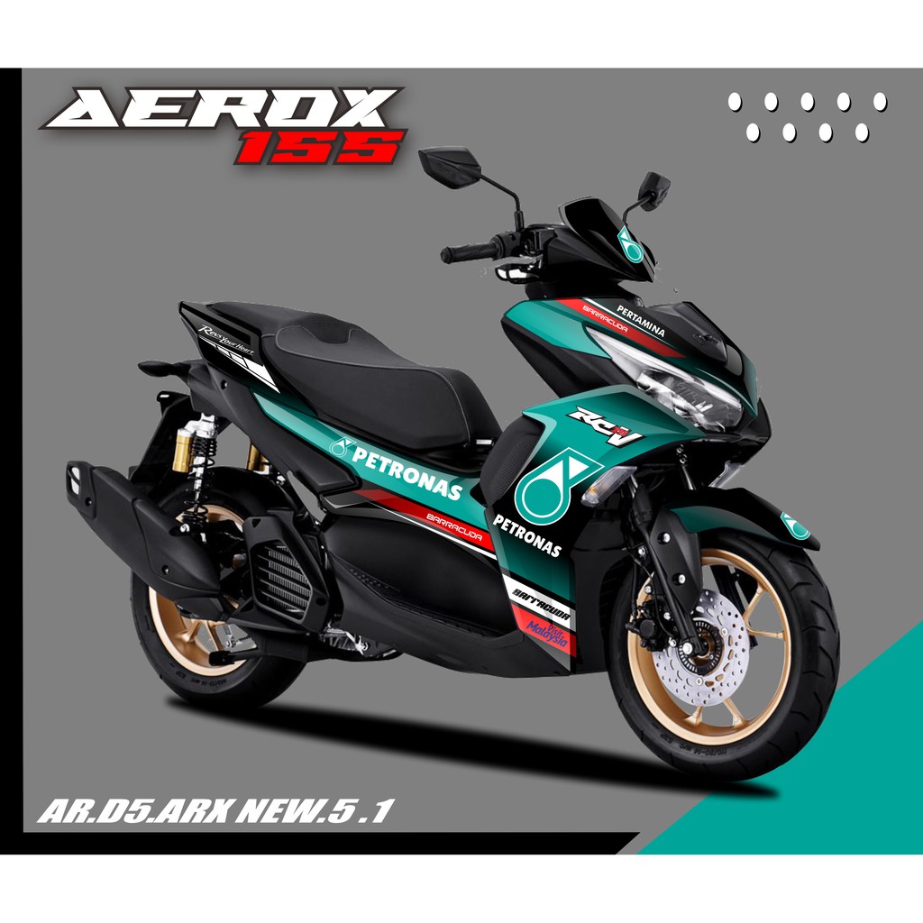 Jual Decal Sticker Aerox 155 New Full Body - Dekal Yamaha Aerox New ...