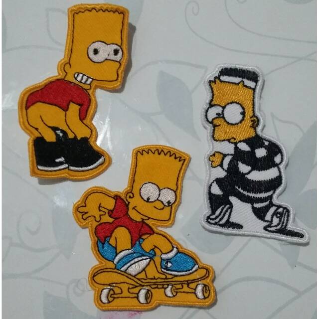 Jual Patch/emblem Bart Simpson | Shopee Indonesia