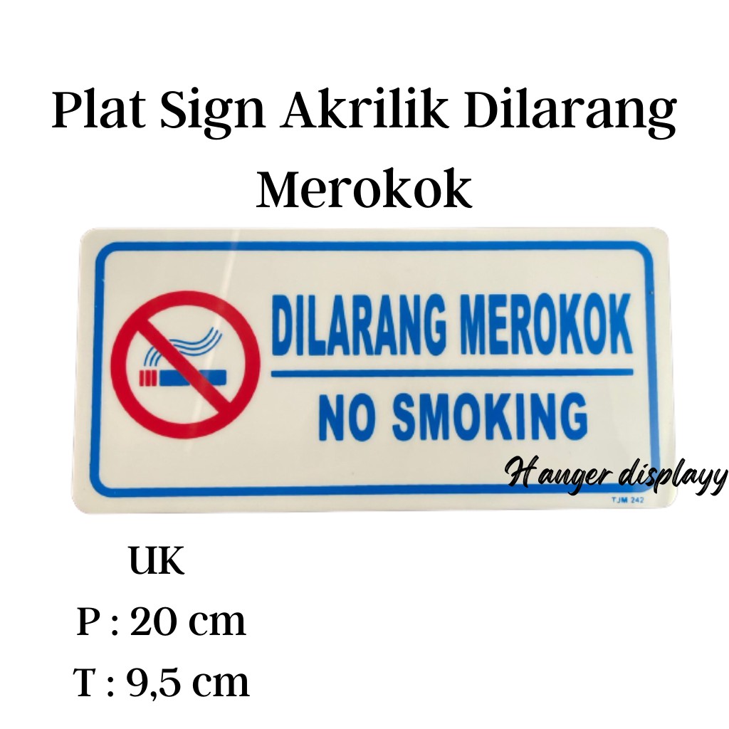 Jual Plat Acrylic DILARANG MEROKOK / Tulisan Acrylic Dilarang Merokok ... Jual Plat Acrylic DILARANG MEROKOK / Tulisan Acrylic Dilarang Merokok ...