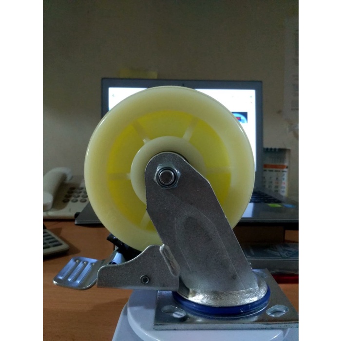 Jual Roda Hidup Rem Nilon 5" / Caster Wheel Merk Shenpai kapasitas ...