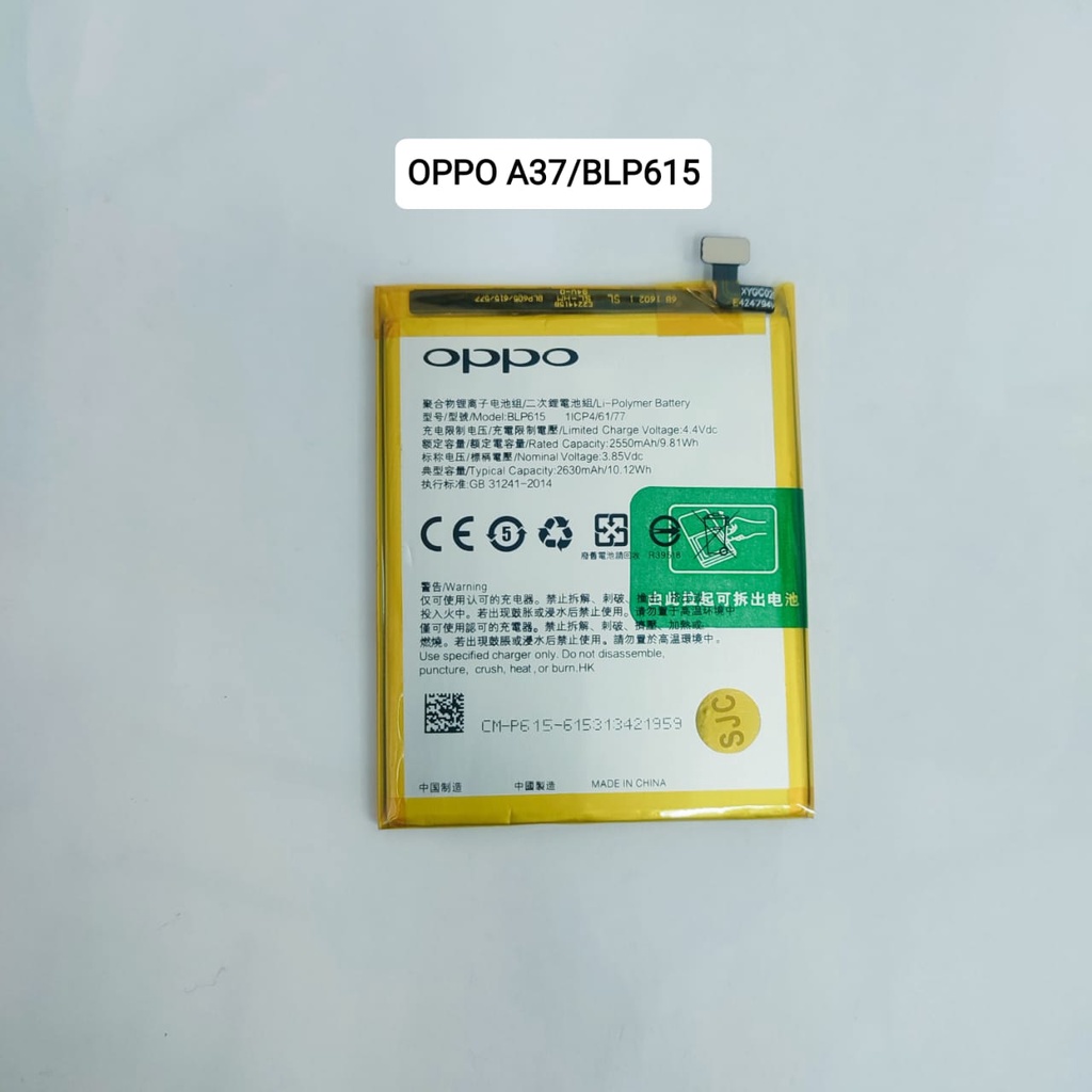 Jual BATERAI OPPO A37 BLP615 NEO 9 BATRE BATTERY | Shopee Indonesia
