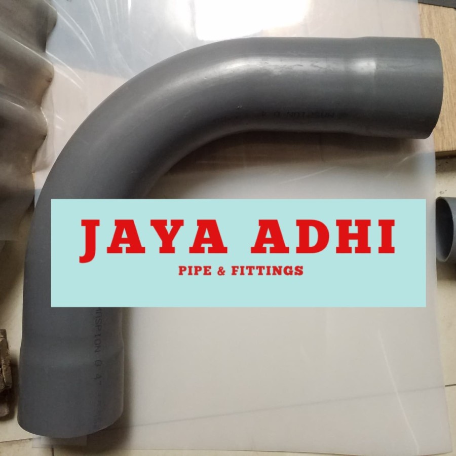 Jual PVC Elbow Long D 6 inch - Knee Panjang Belokan L Radius Besar ...