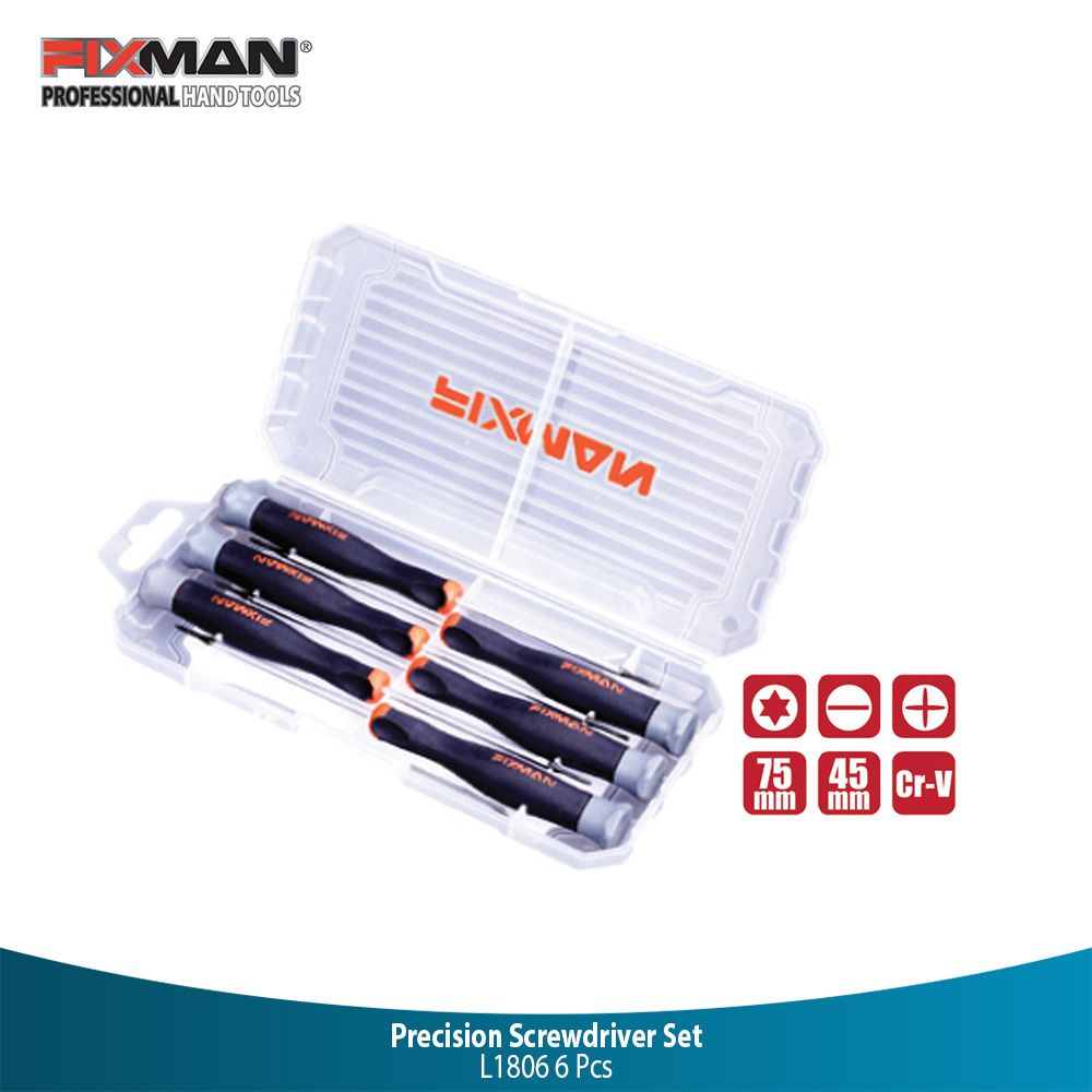 Jual Fixman L1806 8Pcs Precision Screwdriver Set | Shopee Indonesia