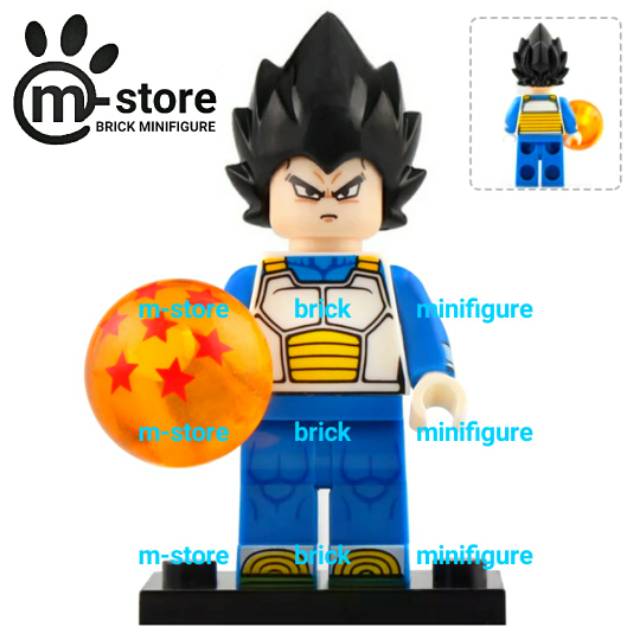 Jual brick dragon ball vegeta mini toy figure | Shopee Indonesia
