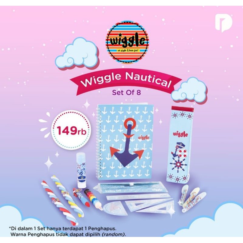 Jual Wiggle Nautical Set Of 8 (isi 8pcs) | Shopee Indonesia