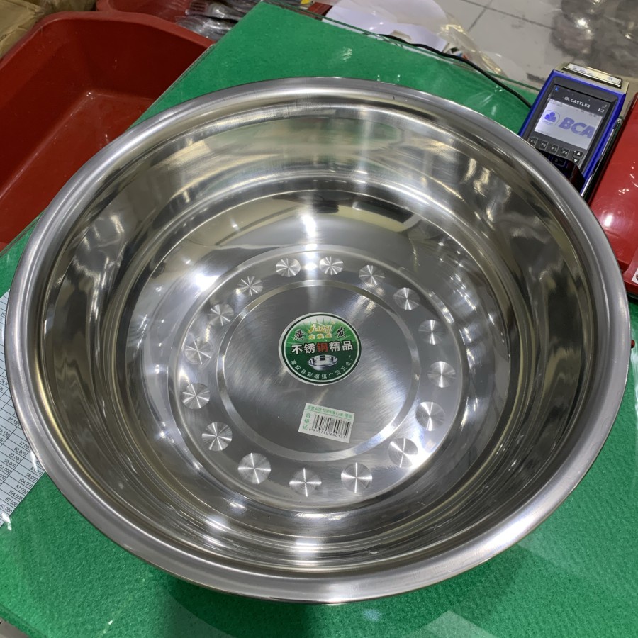 Jual Baskom stainless Besar 40cm | Shopee Indonesia