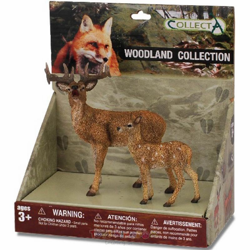 Jual Collecta Woodland Collection Deer / Figurine Set Rusa 2pcs ...