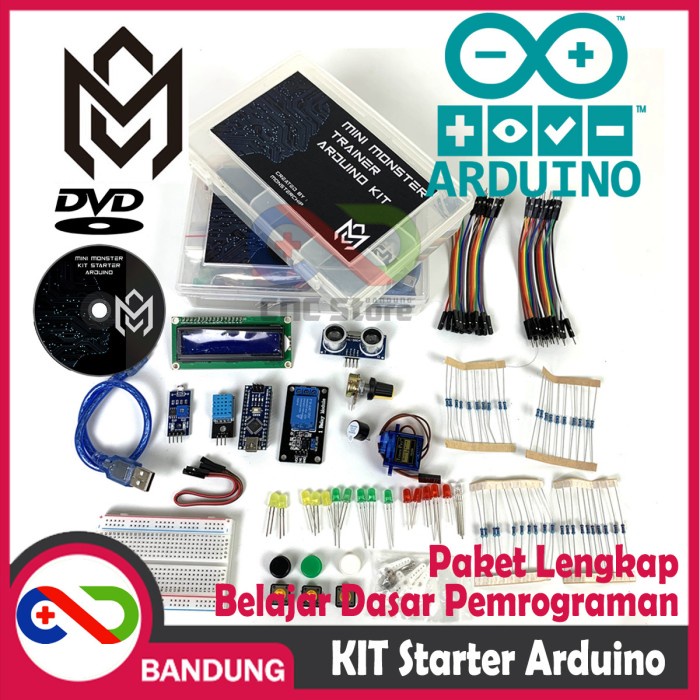 Jual ARDUINO STARTER KIT STARTER PAKET LENGKAP NANO MONSTERCHIP ...