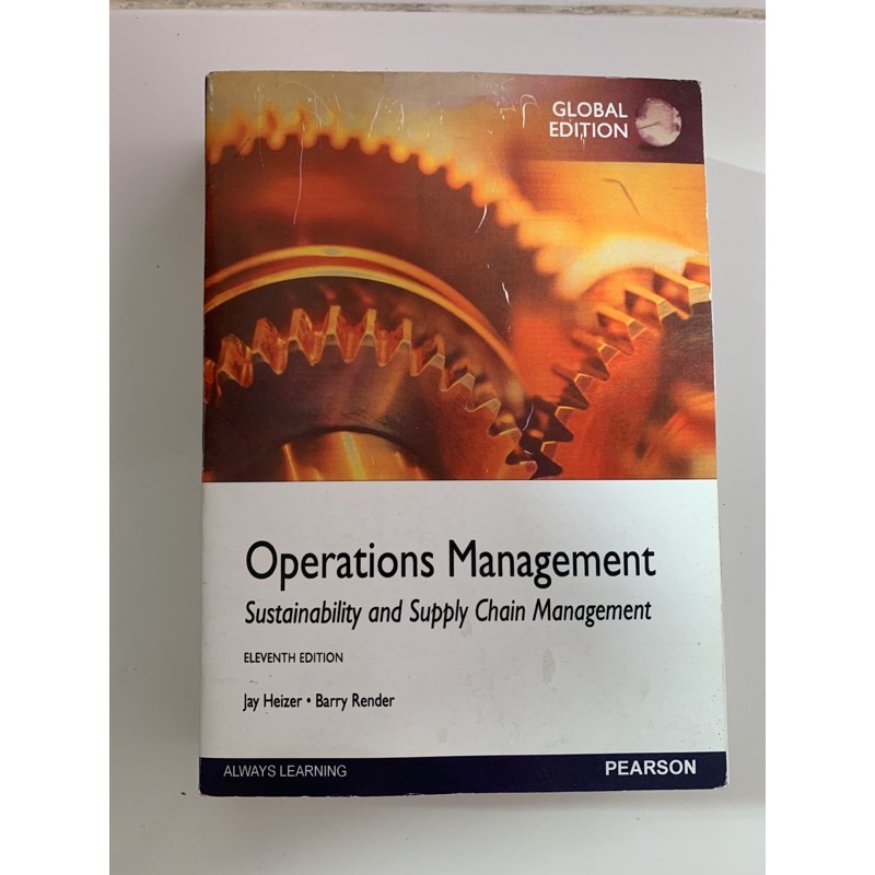 Jual Pearson Operations Management - Sustainability and Supply Chain ... Jual Pearson Operations Management - Sustainability and Supply Chain ...