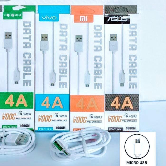 Jual kabel data usb vooc fastcharging kb 03 micro usb v8 | Shopee Indonesia