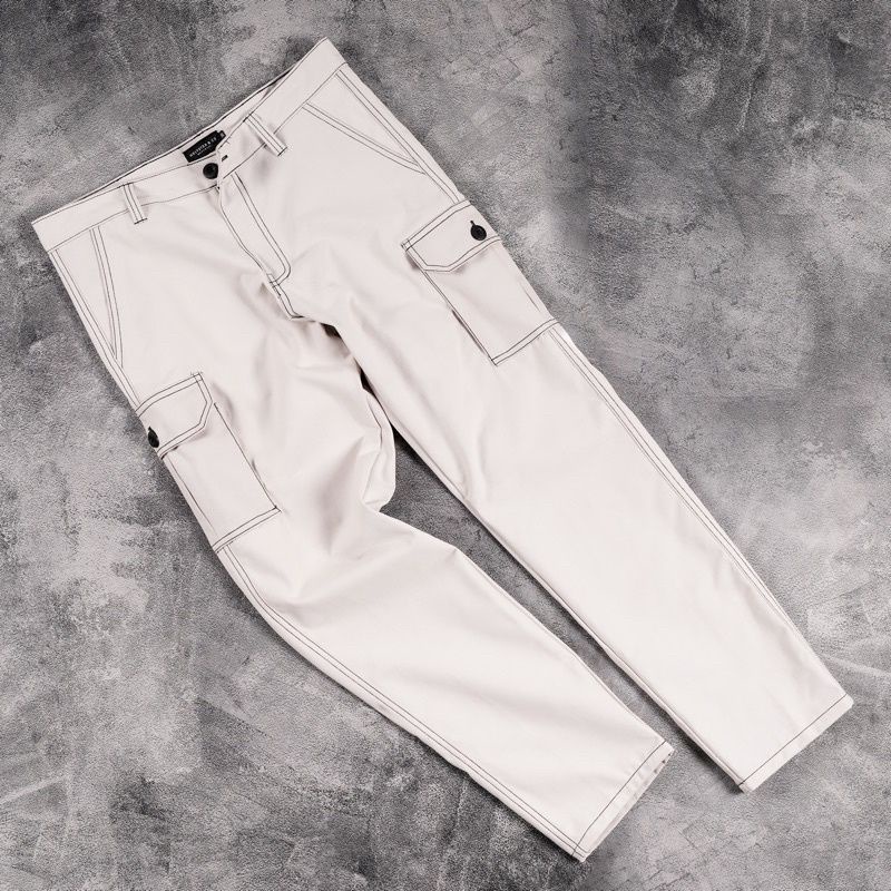 Jual PLAIN BASIC CARGO PANTS BLACK | CELANA PANJANG CARGO HITAM ...