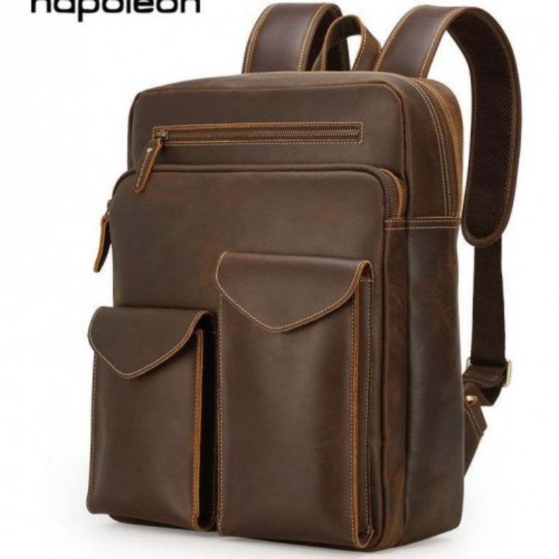 Jual Tas Ransel Backpack - Tas Punggung Pria Kulit Asli Crazy Horse ...