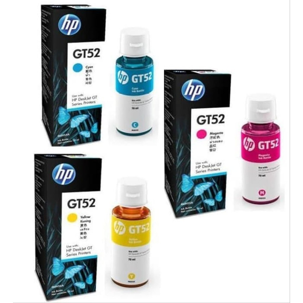 Jual 610 115 315 415 hP Ink Bottle GT52 Tinta Printer gt series genuine ...