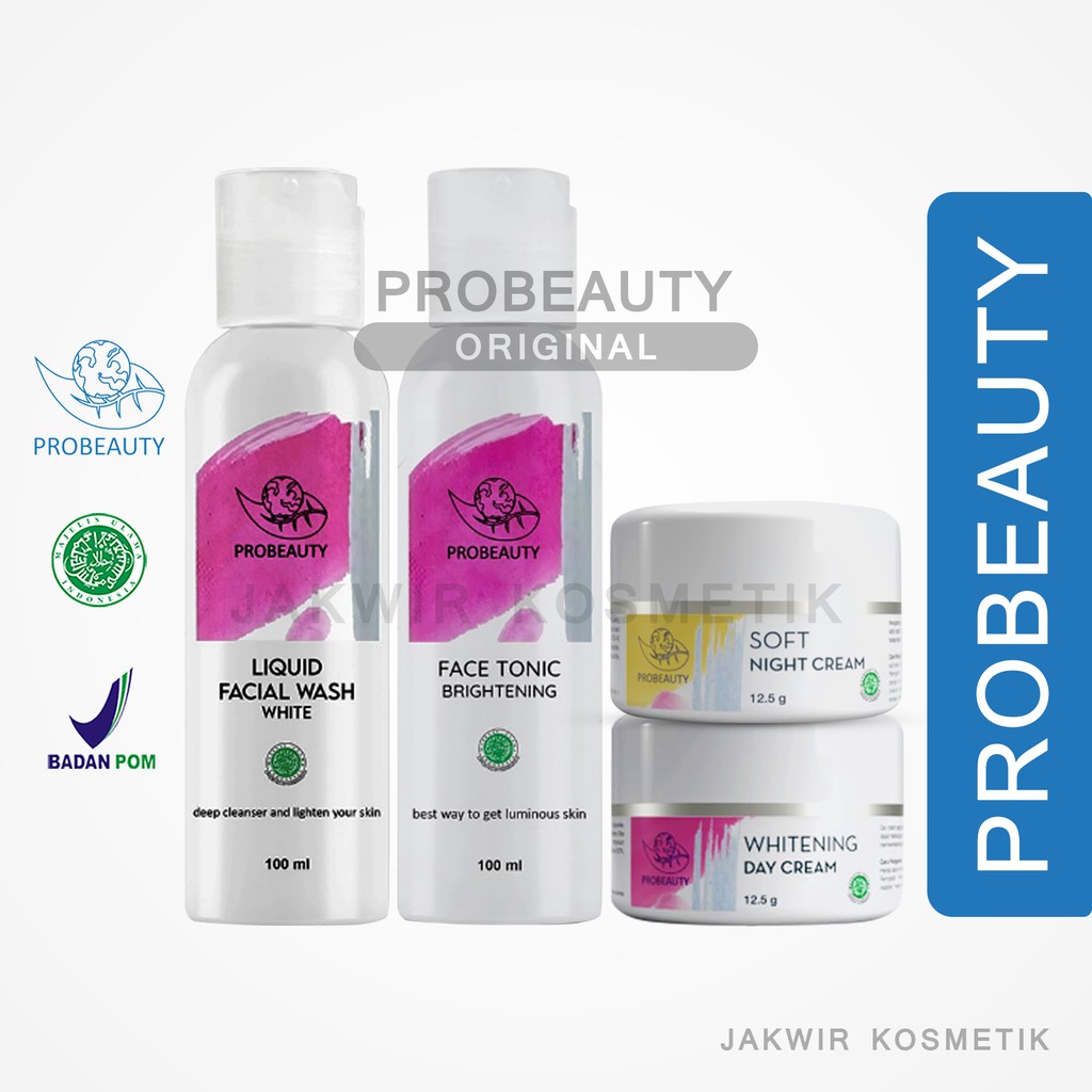 Jual PROBEAUTY PAKET GLOWING KRISTAL / PROBEAUTY MURAH / PROBEAUTY ...