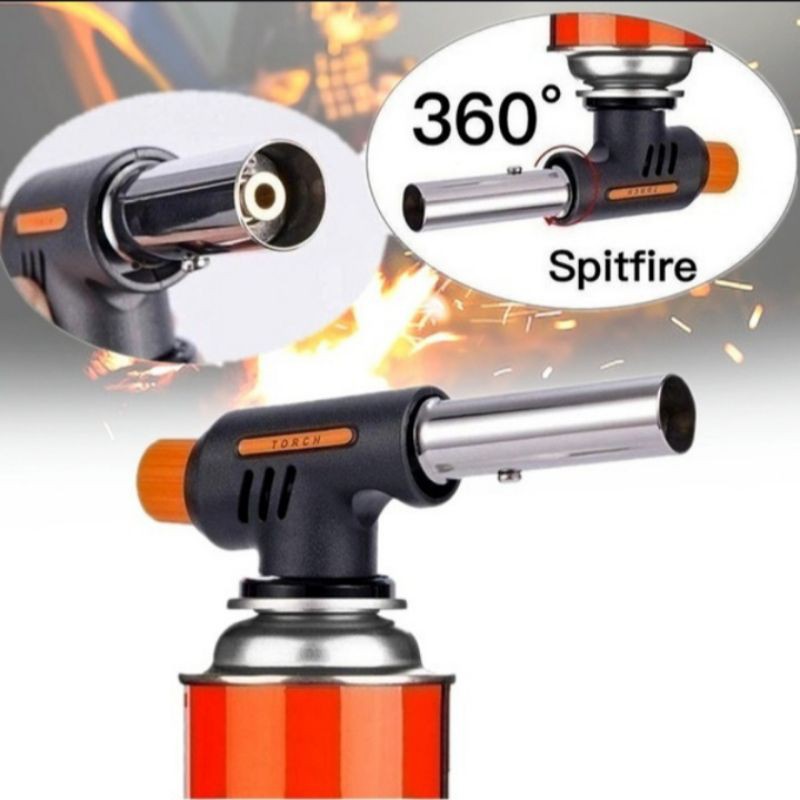 Jual Portable Gas Touch / BBQ blow Torch / Flame Gun | Shopee Indonesia