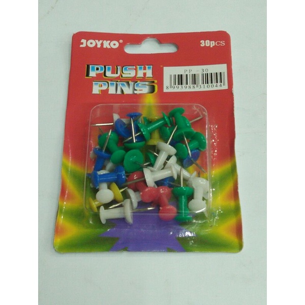 Jual Paku Pines Timbul Warna Joyko PP-30 Push Pins | Shopee Indonesia