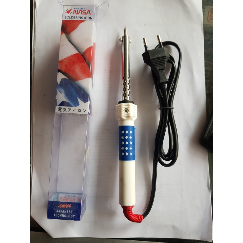 Jual Alat Solder Listrik Nasa 40 Watt Original - Soldering Iron Gagang ...