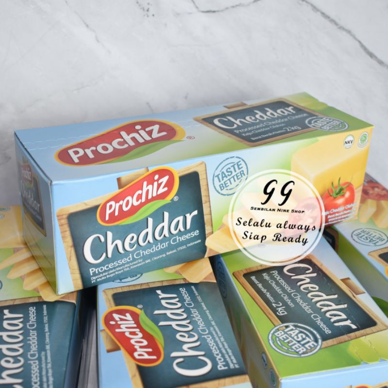 Jual Keju PROCHIZ PREMIUM Cheddar Cheese 2 KG | Shopee Indonesia